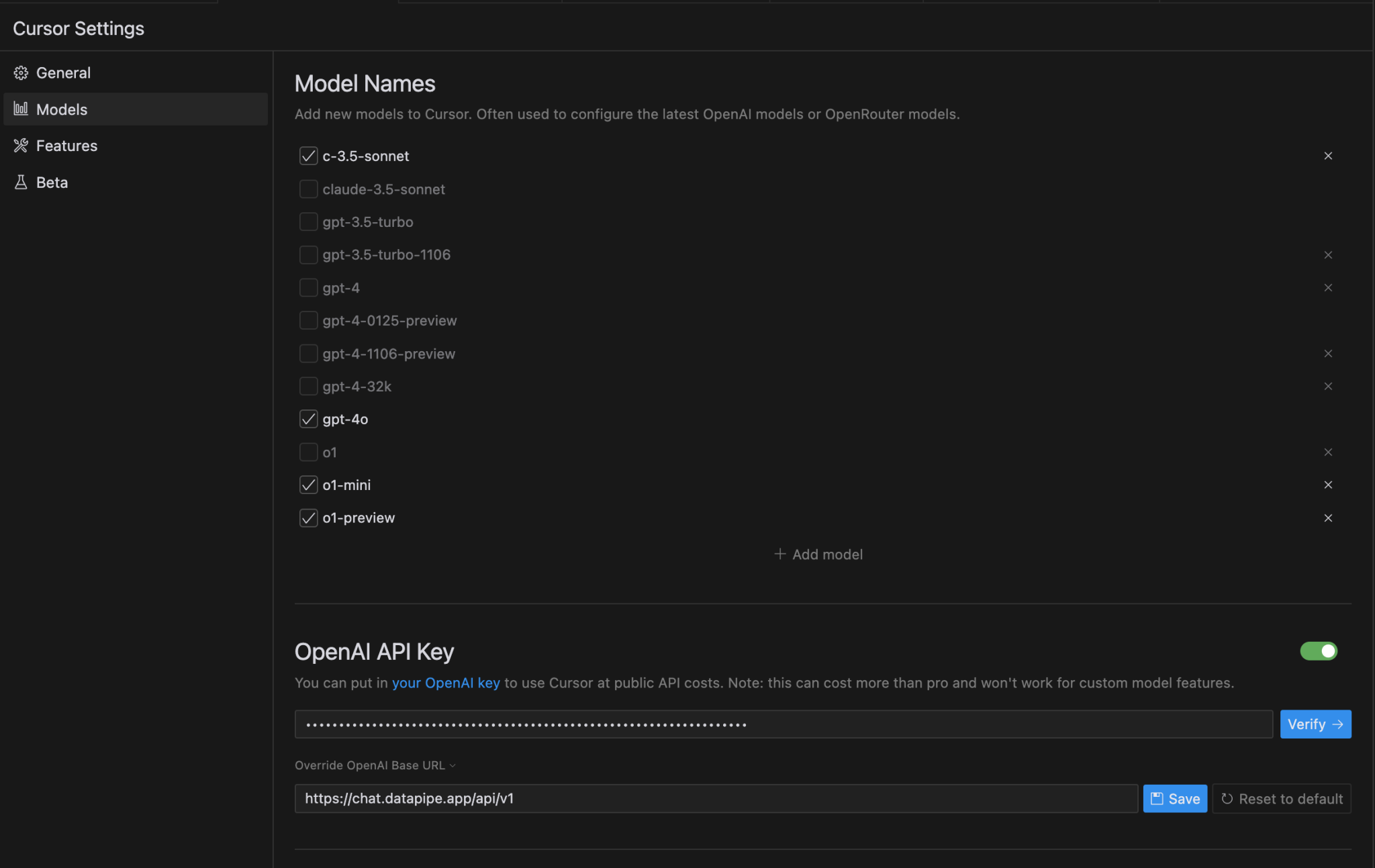 如何在 Cursor 中使用自定义 API – DataPipe